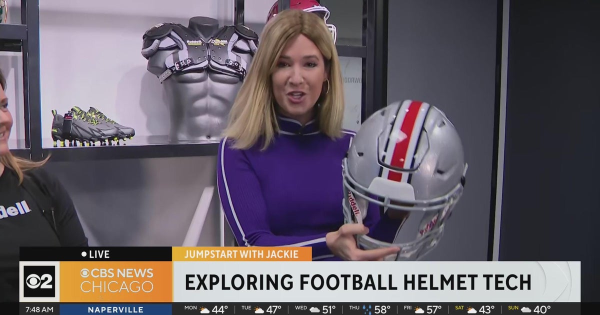Jumpstart with Jackie: Exploring football helmet tech - CBS Chicago