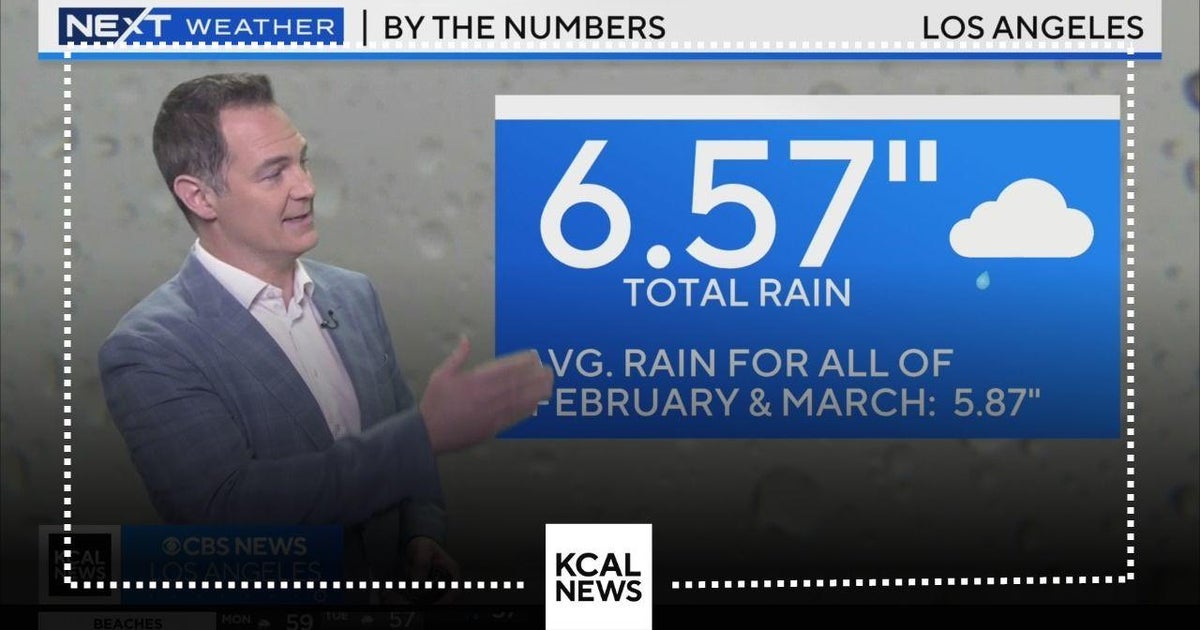4 more inches of rain expected to fall in SoCal - CBS Los Angeles