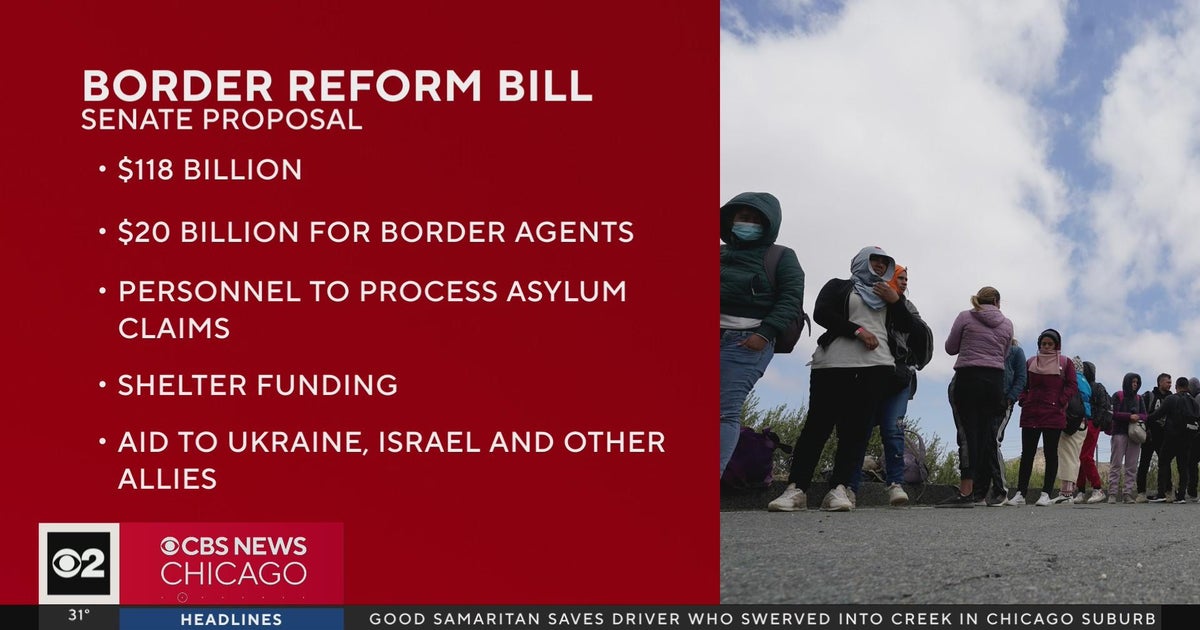 Senate unveils border reform bill - CBS Chicago
