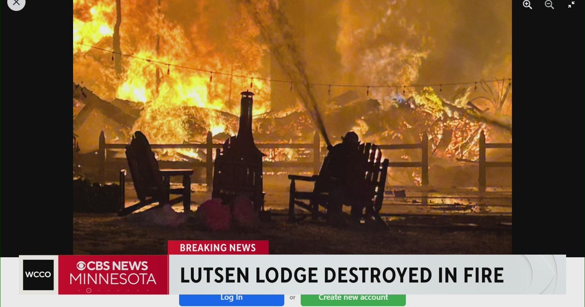 Lutsen Lodge destroyed in fire - CBS Minnesota