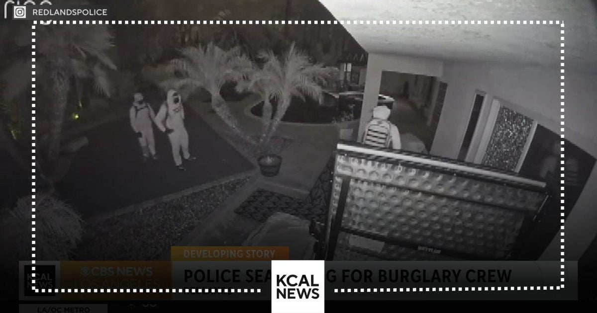 Redlands police warn of organized burglary group targeting homes - CBS Los Angeles