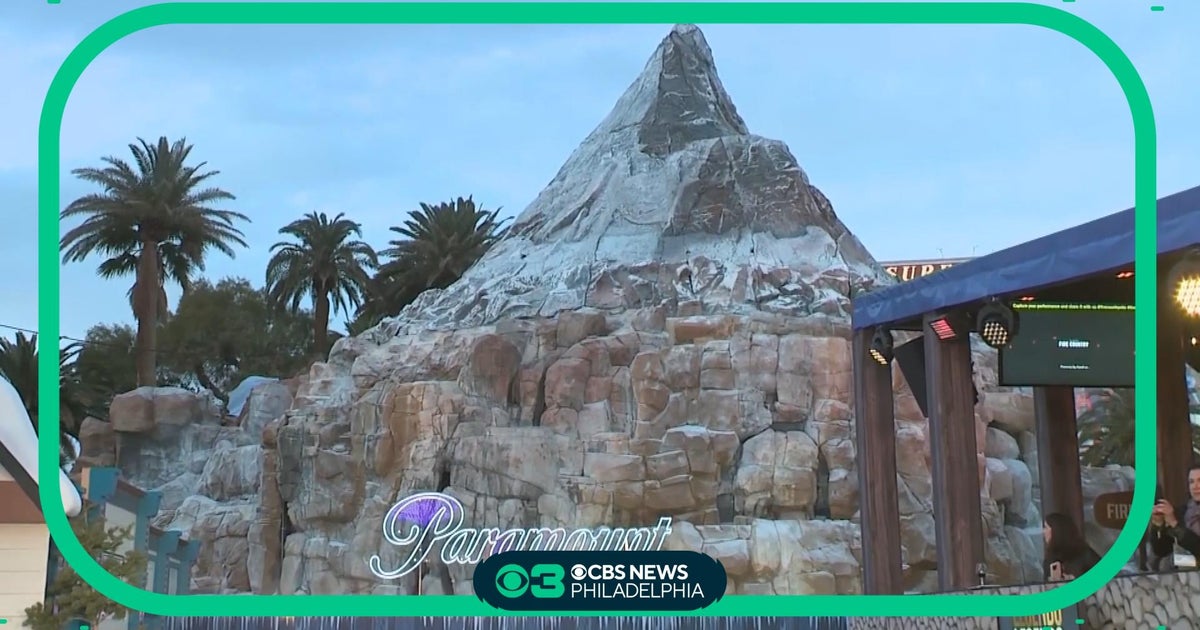 Super Bowl Paramount Mountain opens in Las Vegas - CBS Philadelphia