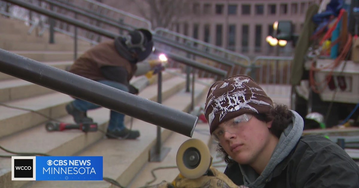 Crews in St. Paul, Minnesota prepare for unique RedBull snowboarding ...