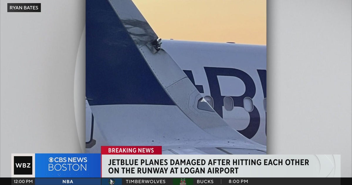 JetBlue planes damaged after hitting each other at Boston's Logan ...