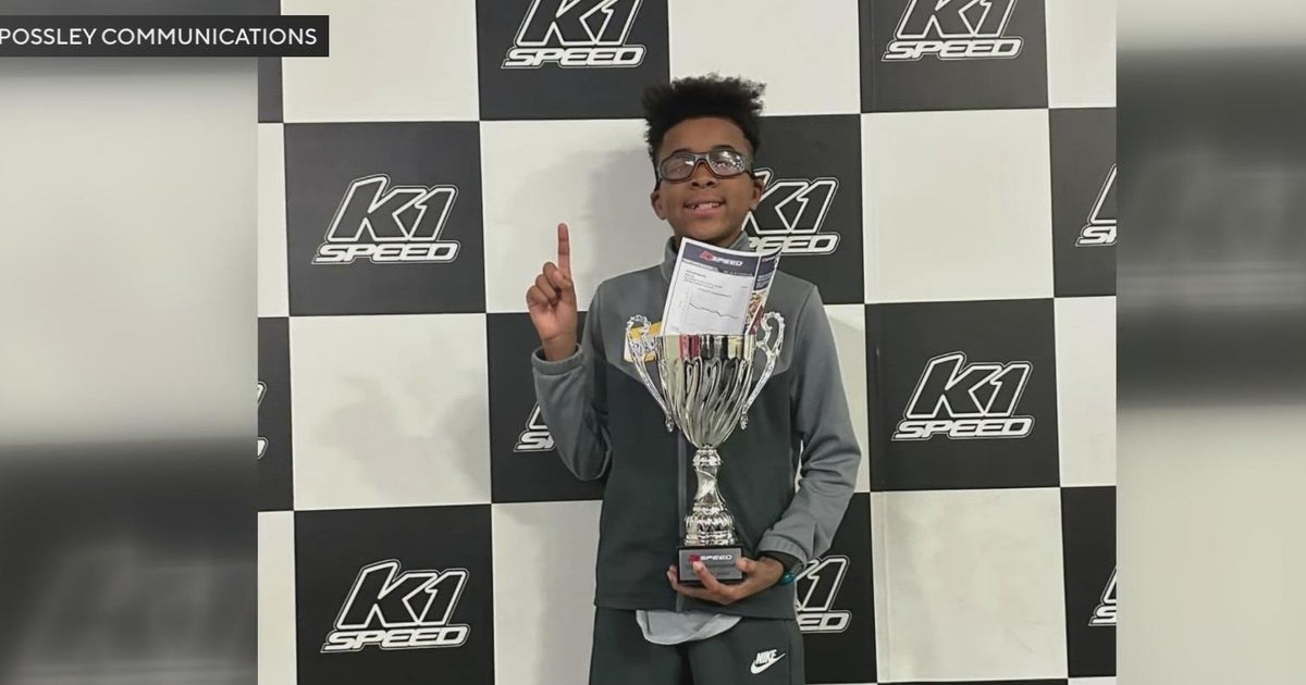 Suburban Chicago fifth grader earns spot in go-kart competition - CBS ...