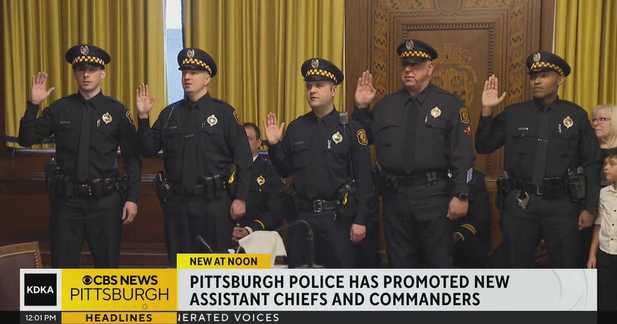 Pittsburgh Police promote new assistant chiefs and commanders - CBS ...