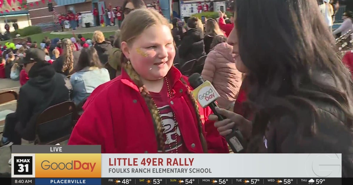 Little 49er rally at Foulks Ranch Elementary! - Good Day Sacramento