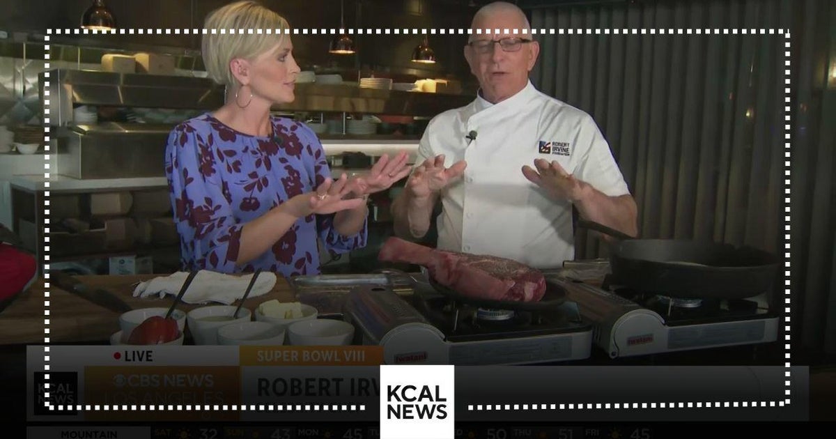 Chef Robert Irving makes his cowboy steak sandwich with French onion ...