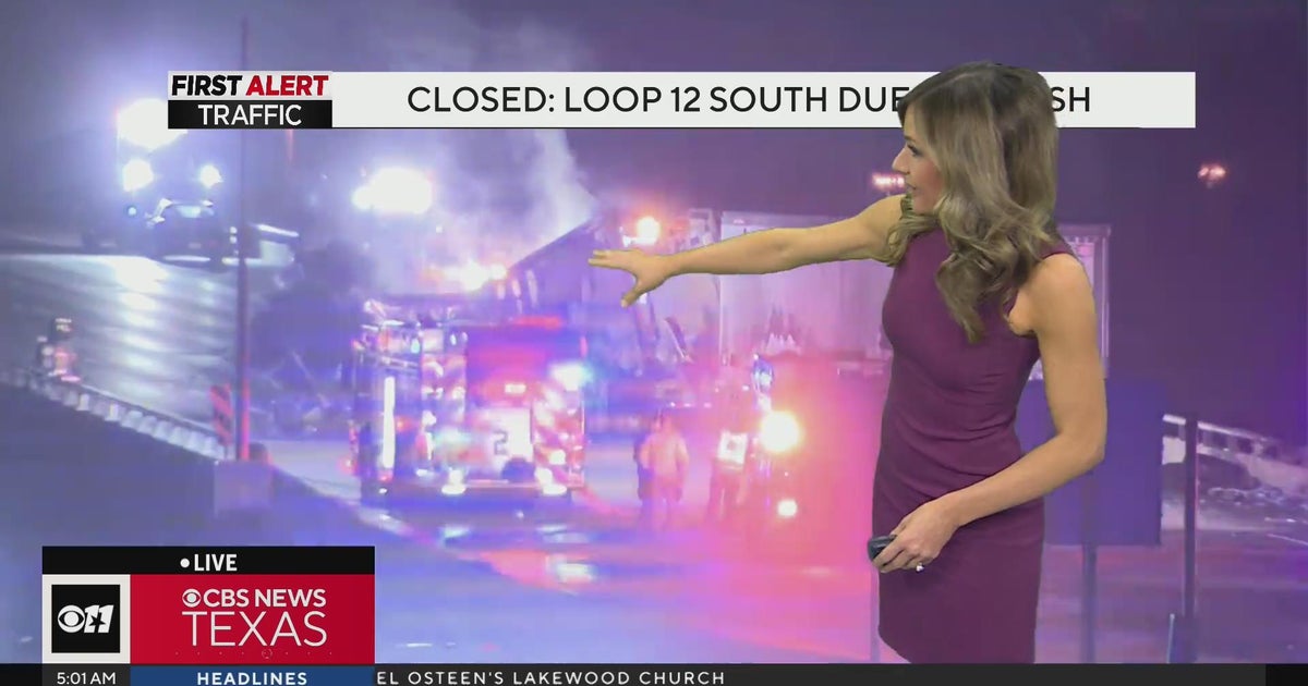 SB Loop 12 in Irving closed until noon after 18-wheeler catches on fire ...