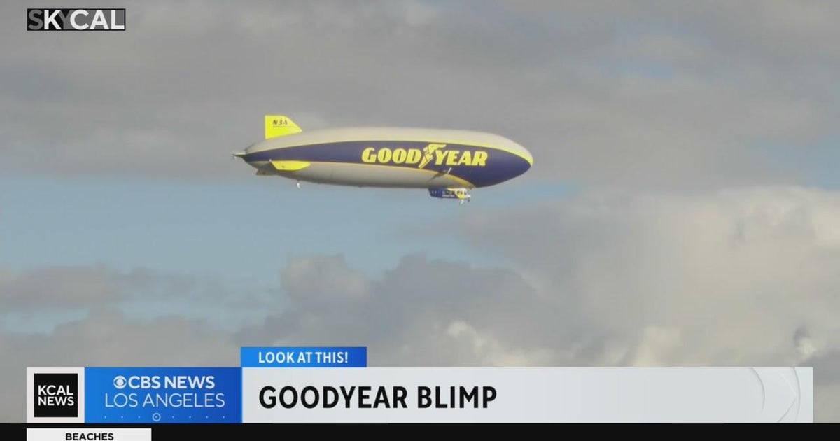 The Goodyear Blimp | Look At This! - CBS Los Angeles