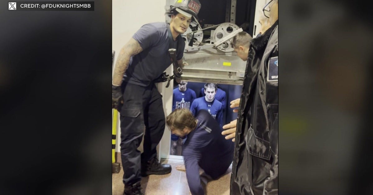FDU men's basketball players get stuck in elevator before game at LIU ...