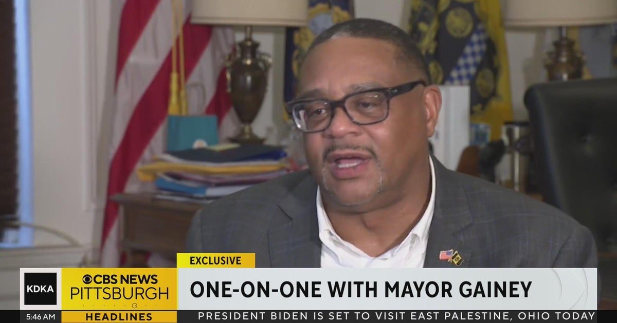 One-on-one with Mayor Ed Gainey - CBS Pittsburgh