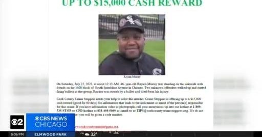 Cook Co. Crime Stoppers reward Rayarn Murray murder - CBS Chicago