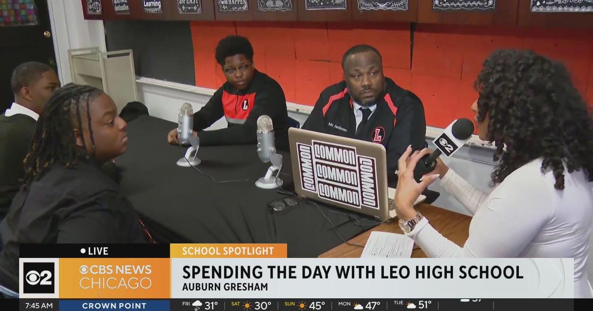 School Spotlight: Spending the day at Leo High School - CBS Chicago