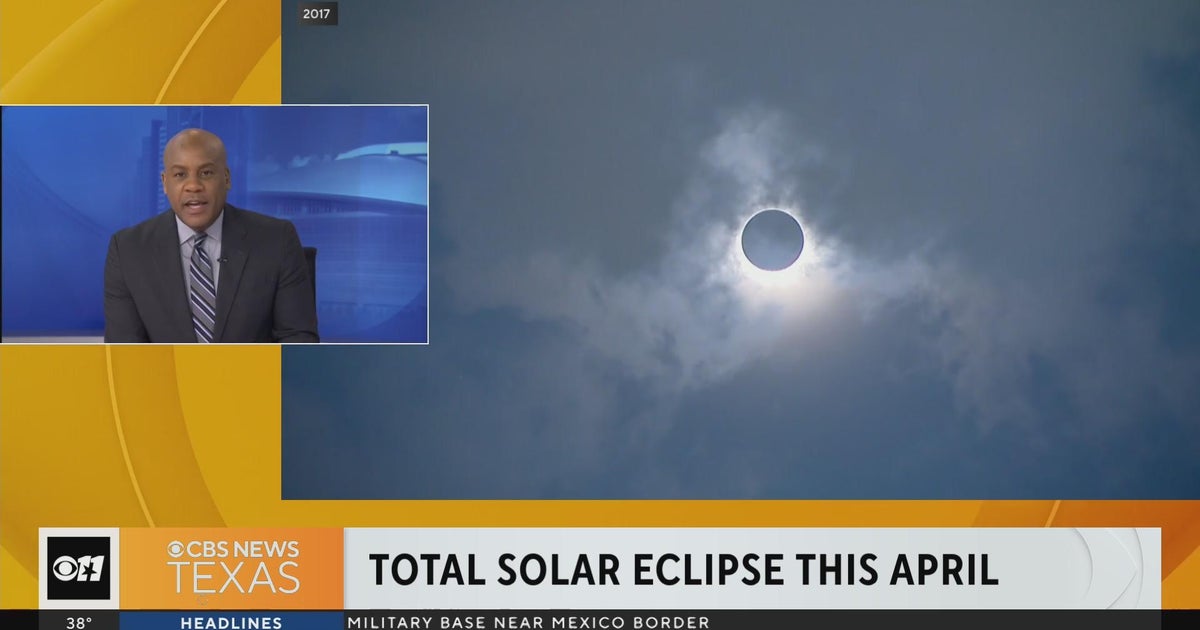 Total solar eclipse to make its way across North Texas - CBS Texas