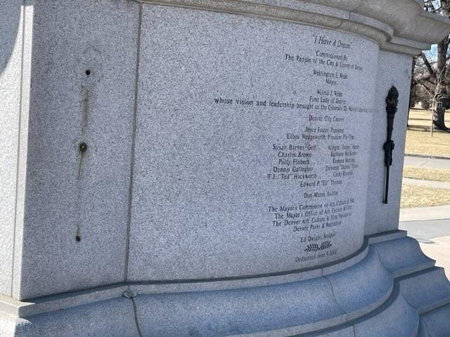 Martin Luther King Jr. statue vandalized in Denver's City Park ...