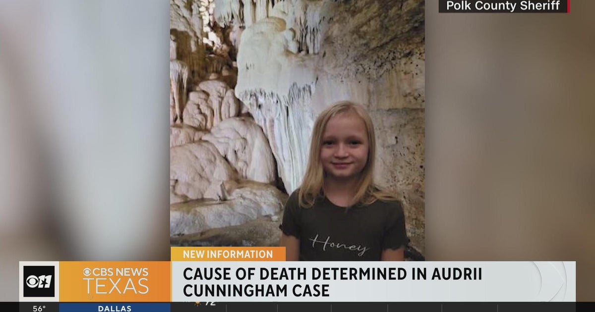 Cause of death revealed in Audrii Cunningham's death - CBS Texas Cause of death revealed in Audrii Cunningham's death - CBS Texas