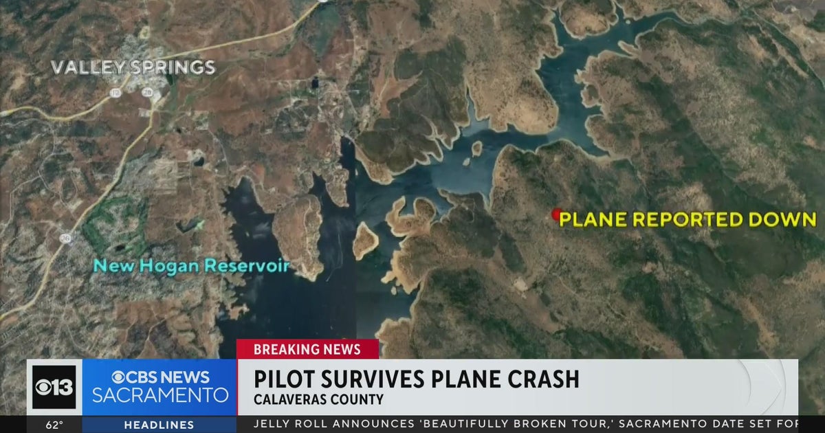 Pilot survives a plane crash in Calaveras County - CBS Sacramento