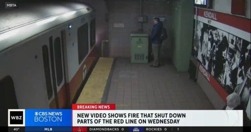 New video shows fire that shut down parts of Red Line on Wednesday ...