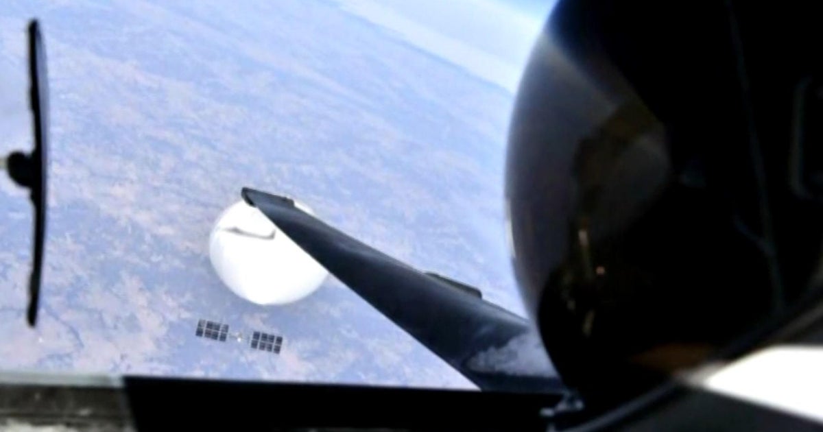 Military investigates high-altitude balloon over U.S. - CBS News