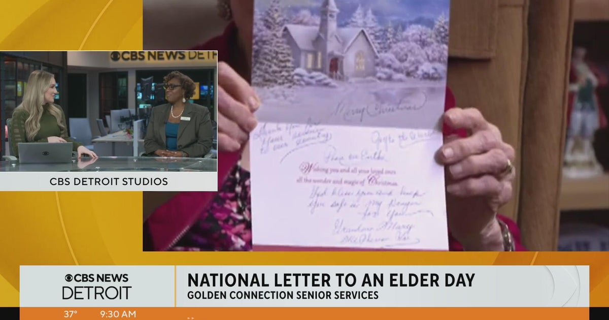 Celebrating National Letter to an Elder Day - CBS Detroit