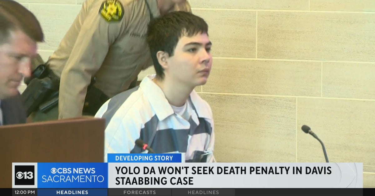 DA won't seek death penalty against accused Davis killer - CBS Sacramento