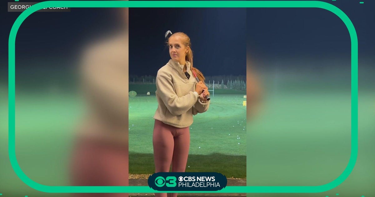 Video of golfer mansplaining swing to female PGA pro Georgia Ball goes ...