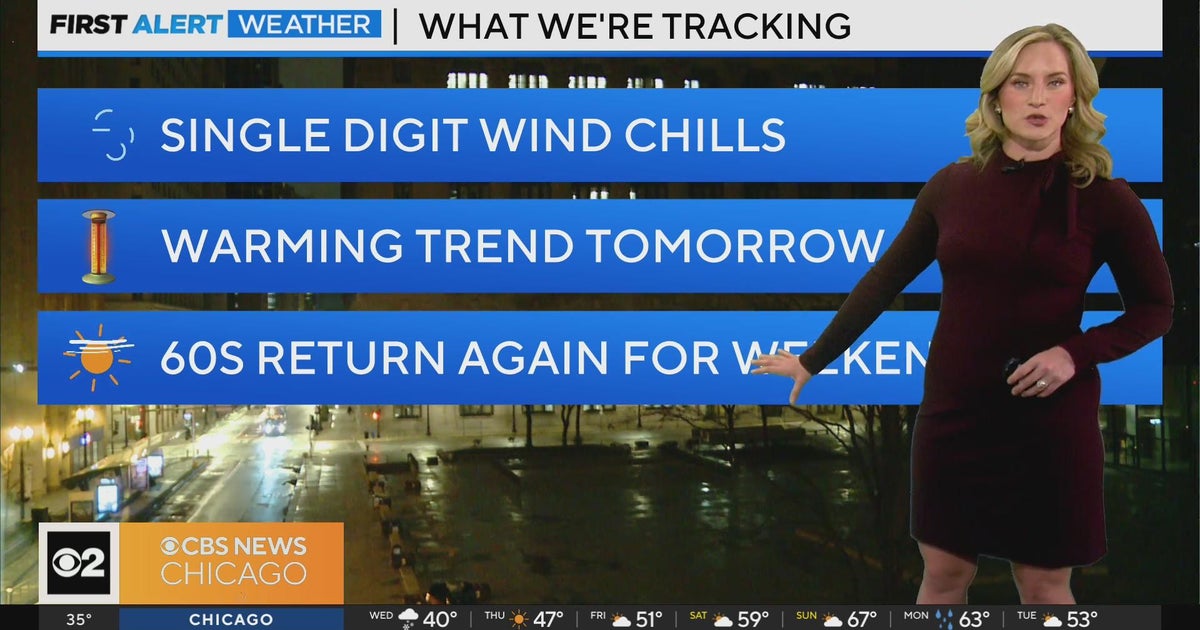 Major temperature drop Wednesday in Chicago - CBS Chicago