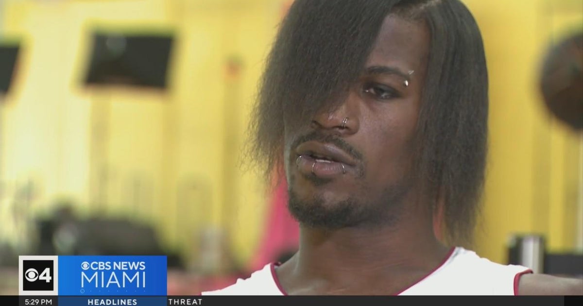 Jimmy Butler's "emo hair" returns for Fall Out Boy music video - CBS Miami