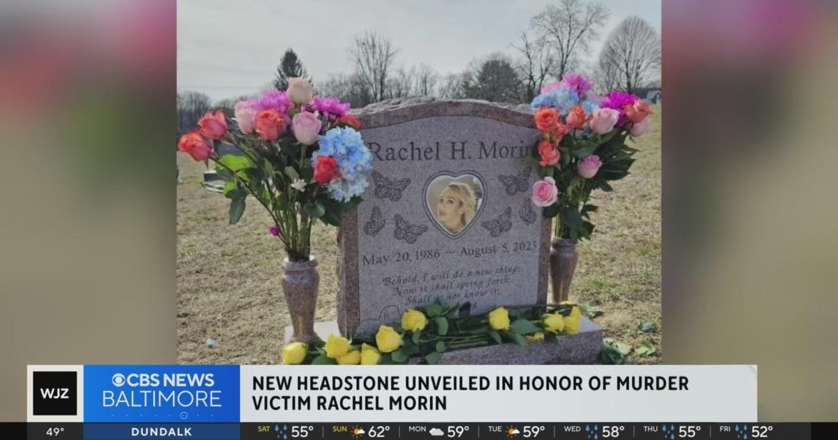 New headstone unveiled in honor of murder victim Rachel Morin - CBS ...