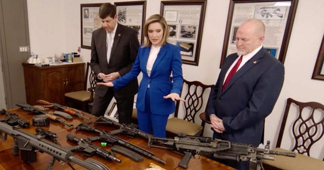 ATF director and firearms expert show some of the weapons being found ...