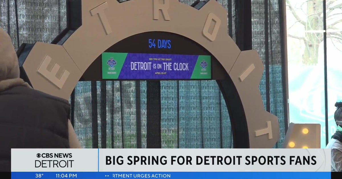 Big spring ahead for Detroit sports fans - CBS Detroit