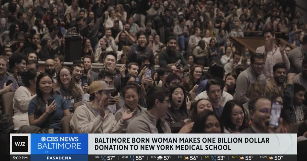 Baltimore-born woman makes billion dollar donation to NY med school ...