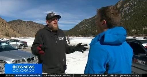 Inside the Colorado drifting community's newest event on ice - CBS Colorado