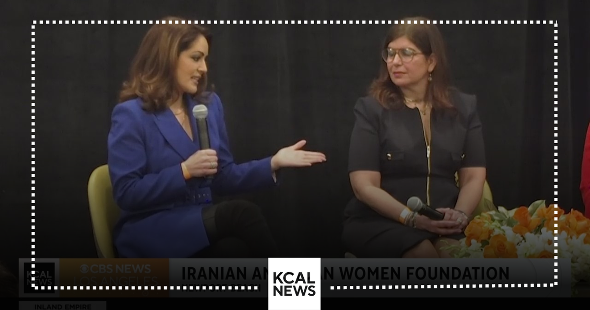 KCAL News Anchor Rudabeh Shahbazi speaks at Iranian American Women ...