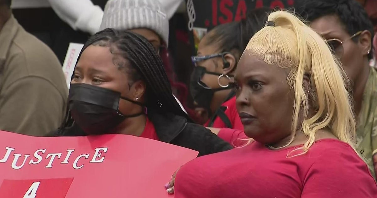 Family of Isaac Goodlow protests during Carol Stream village board ...