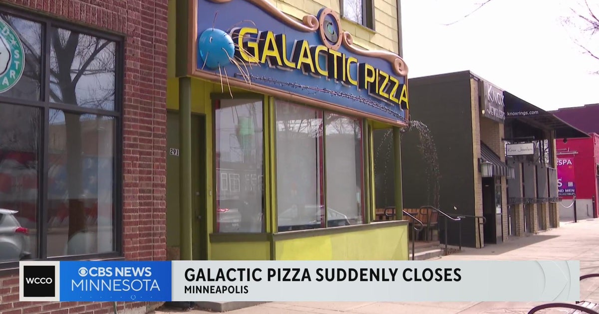 Galactic Pizza in Minneapolis closes suddenly - CBS Minnesota