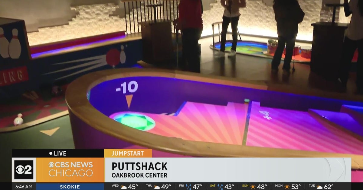 Take a look inside Puttshack in Oakbrook Center - CBS Chicago