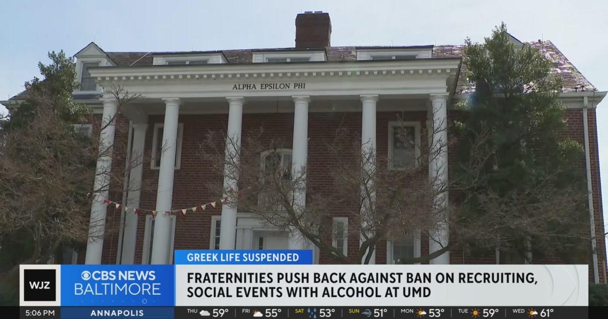 Fraternities push back against University of Maryland's suspension of ...