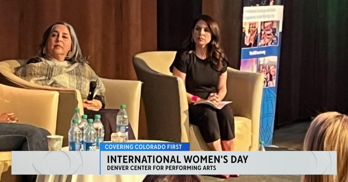 CBS Colorado morning anchor Michelle Griego moderates discussion at ...