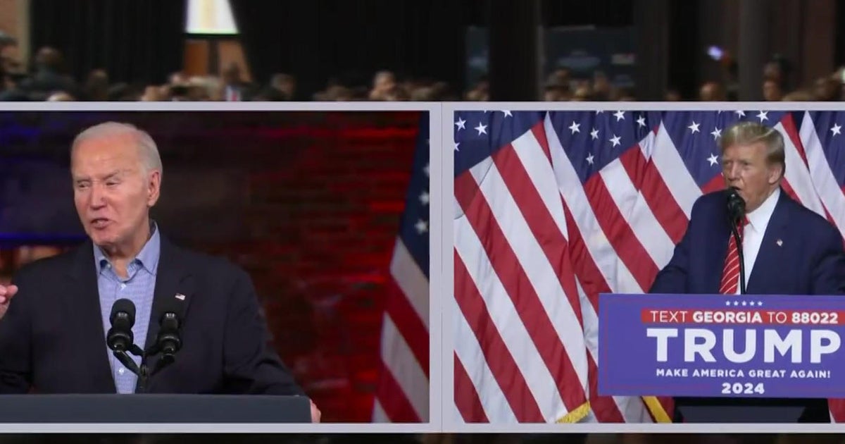 Biden, Trump held dueling rallies in Georgia - CBS Chicago