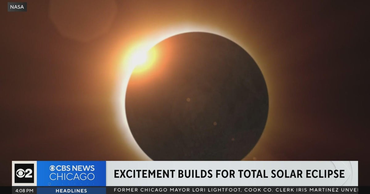 Excitement builds for total solar eclipse in April - CBS Chicago
