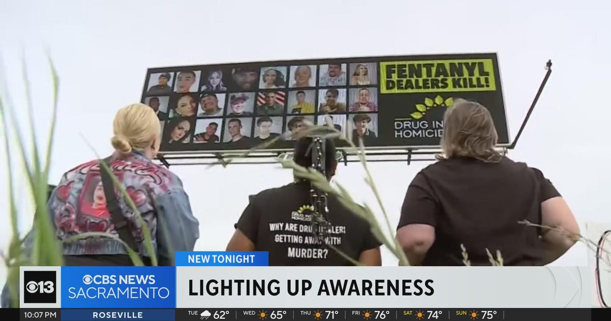 Sacramento I 5 Billboard Featured Faces Of Fentanyl Victims Cbs