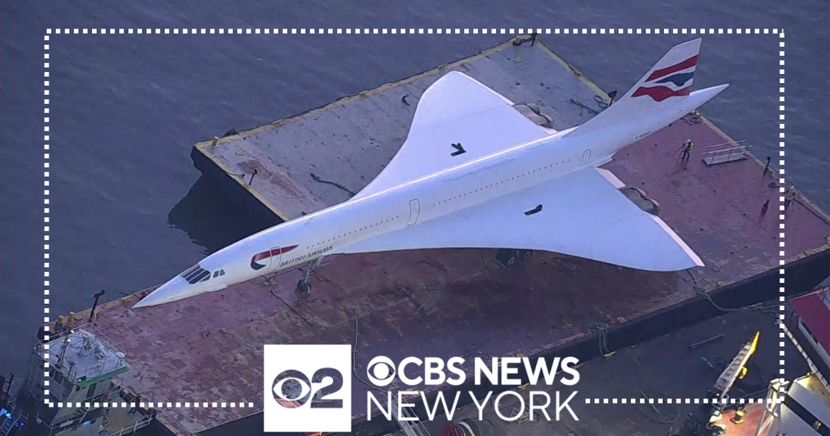Concorde supersonic jet headed back to Intrepid Sea, Air & Space Museum ...