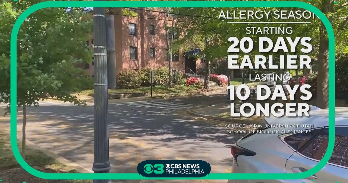 Pollen counts are rising in Philadelphia as allergy season gets longer ...