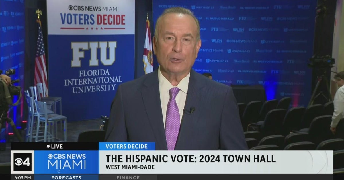The Hispanic Vote: 2024 Town Hall preview - CBS Miami