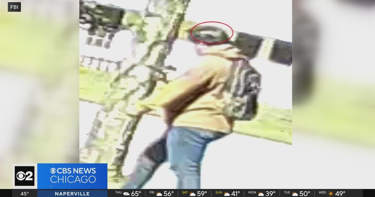 FBI releases images of bank robbery suspect - CBS Chicago