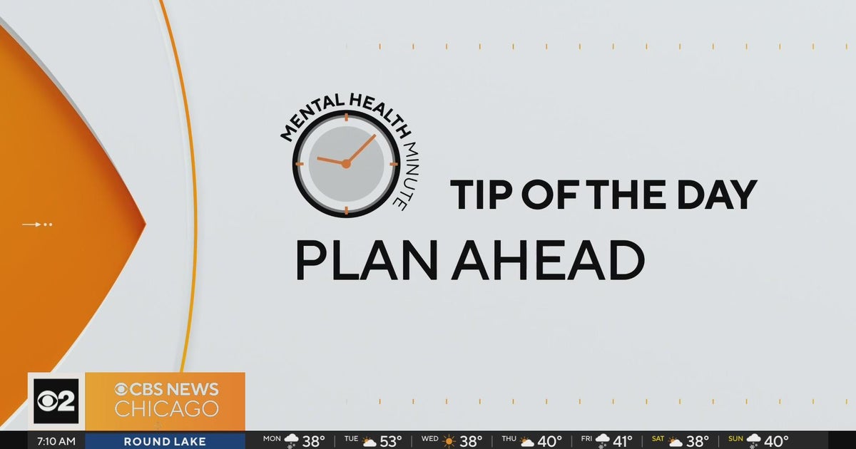 Mental Health Minute: Plan ahead for spring break activities - CBS Chicago