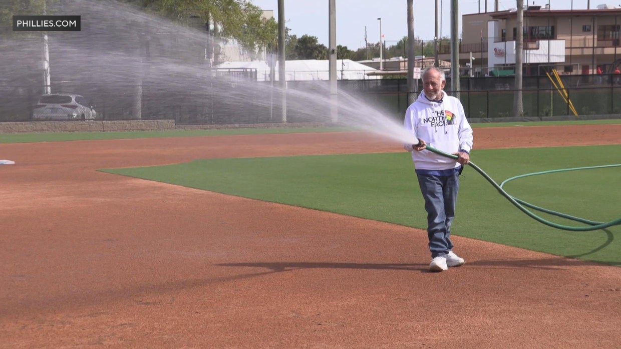 Philadelphia Phillies fan's childhood wish to work as a groundskeeper ...