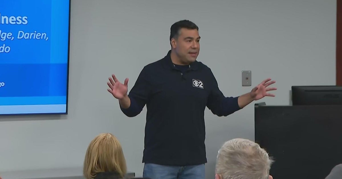 CBS 2 Chief Meteorologist Albert Ramon delivers severe weather seminar ...